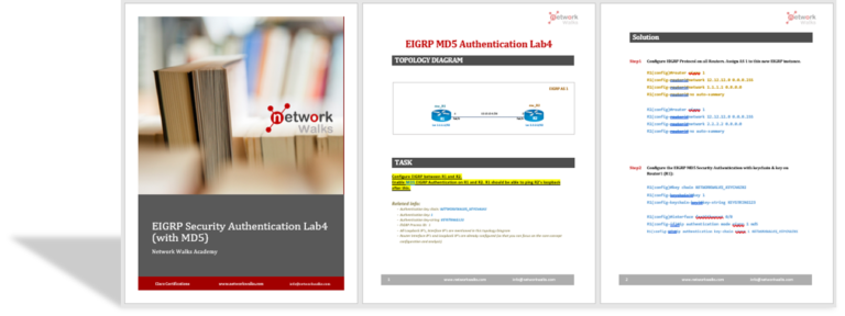 EIGRP Protocol - Networkwalks Academy