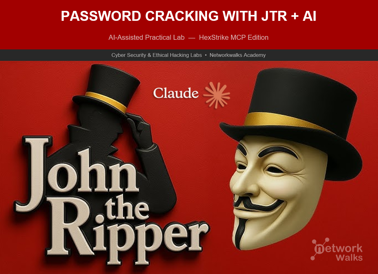LAB PRACTICE - How to crack passwords with Hexstrike AI and JTR (AI ...